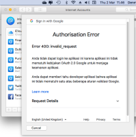 RESOLVIDO: Erro 400 no Gmail (Auth 2.0 Error) | Doufer